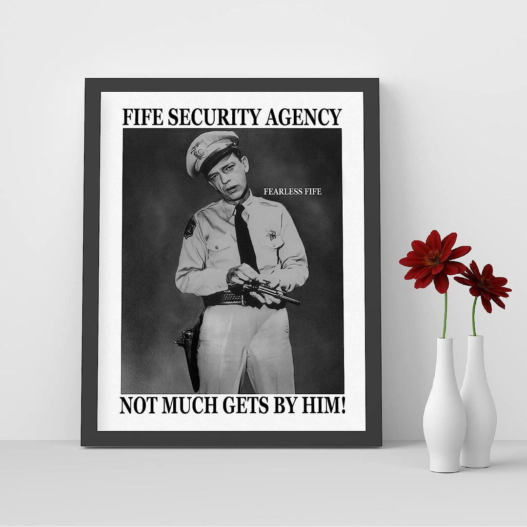 Fife Security Agency-Not Much Gets By Him Vintage T.V. Photo Print-8 x ...