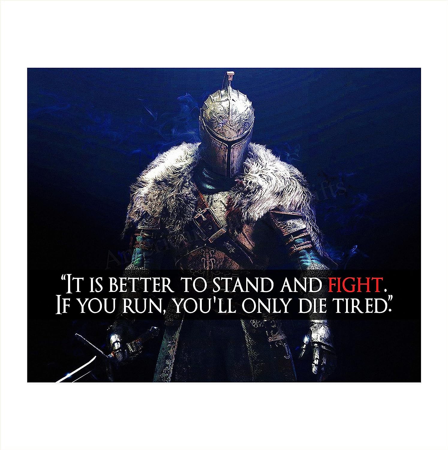 Better to Stand and Fight-Motivational Quotes Wall Art Sign-10 x 8" Fi ...