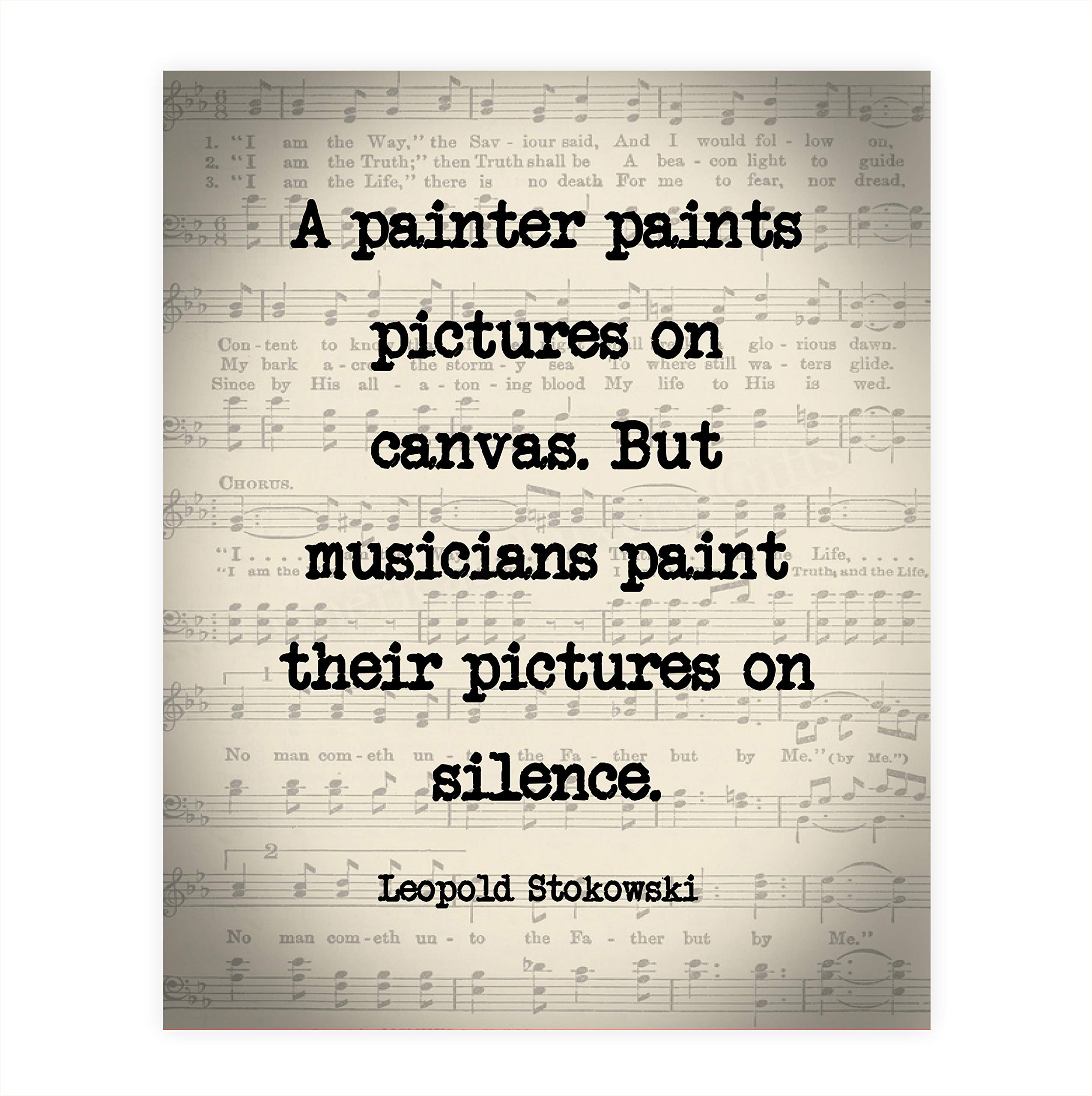 Leopold Stokowski-"Musicians Paint Pictures On Silence"-Inspirational ...