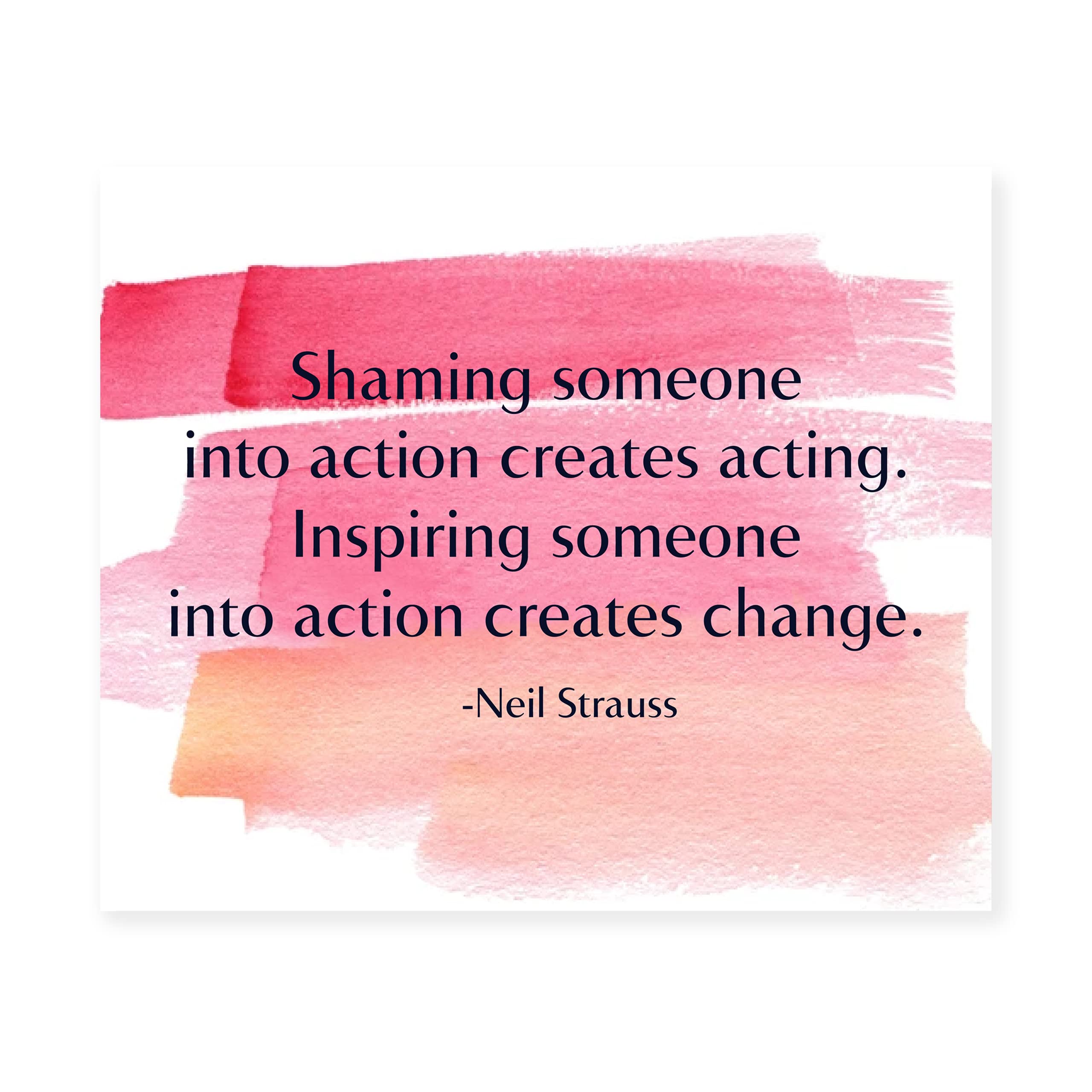 Inspiring Someone Into Action Creates Change Motivational Quotes Wall ...