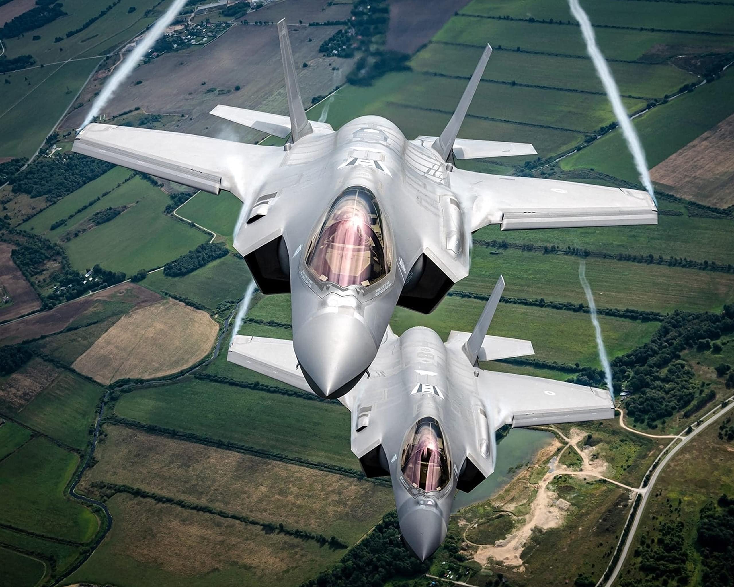 US Military Fighter Jets & Helicopters - Set of (4) -8 x 10" Wall Deco ...