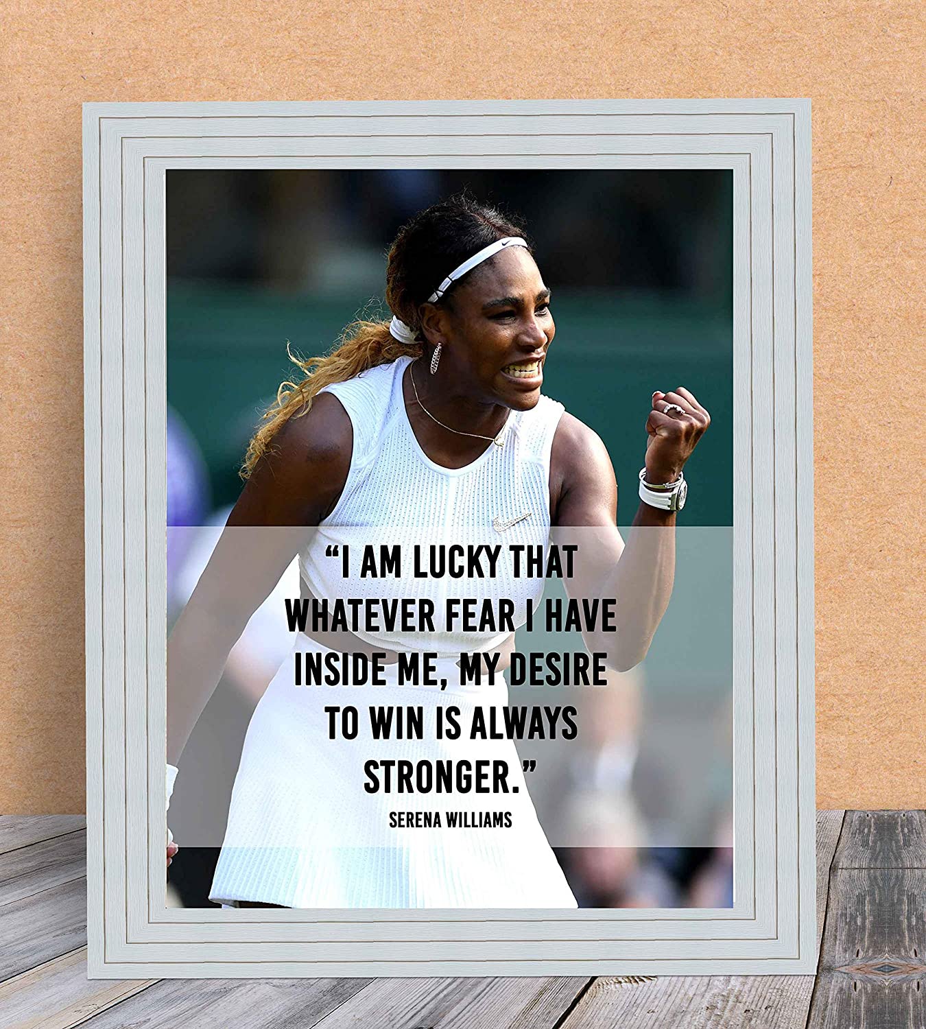 Serena Williams Quotes-"My Desire To Win Is Always Stronger"- 8 x 10 ...